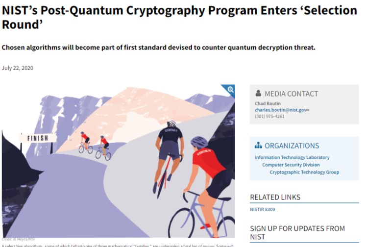 NIST’s Post-Quantum Cryptography Program Enters ‘Selection Round ... NIST’s Post-Quantum Cryptography Program Enters ‘Selection Round ...