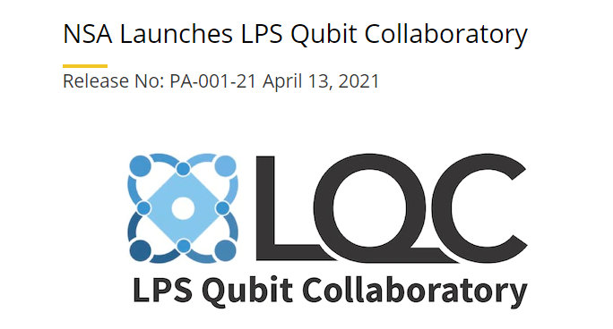 Laboratory for Physical Sciences (LPS) launches the LPS Qubit ...
