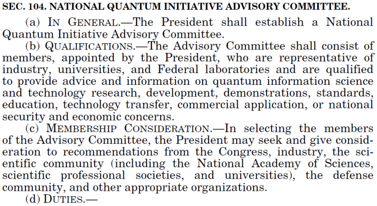National Quantum Initiative Advisory Committee - National Quantum ...