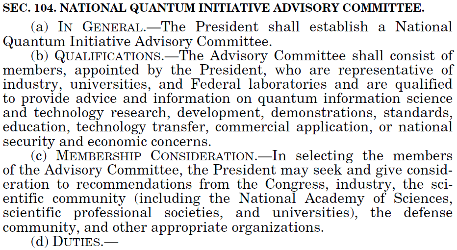 National Quantum Initiative Advisory Committee - National Quantum ...