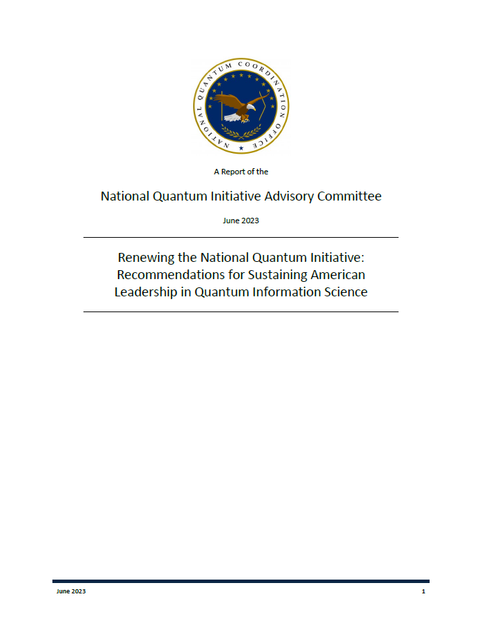 National Quantum Initiative Advisory Committee - National Quantum ...