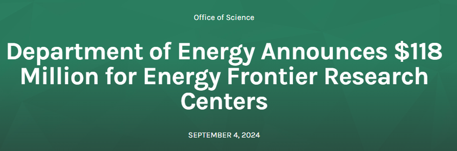 DOE Announces Funding for Quantum-Focused Energy Frontier Research ...